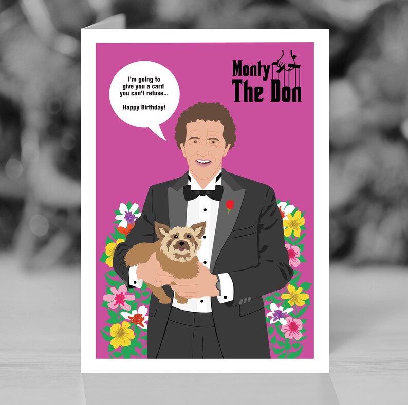 Monty Don Birthday Card, Monty the Don, Funny Birthday Card, A Card You ...