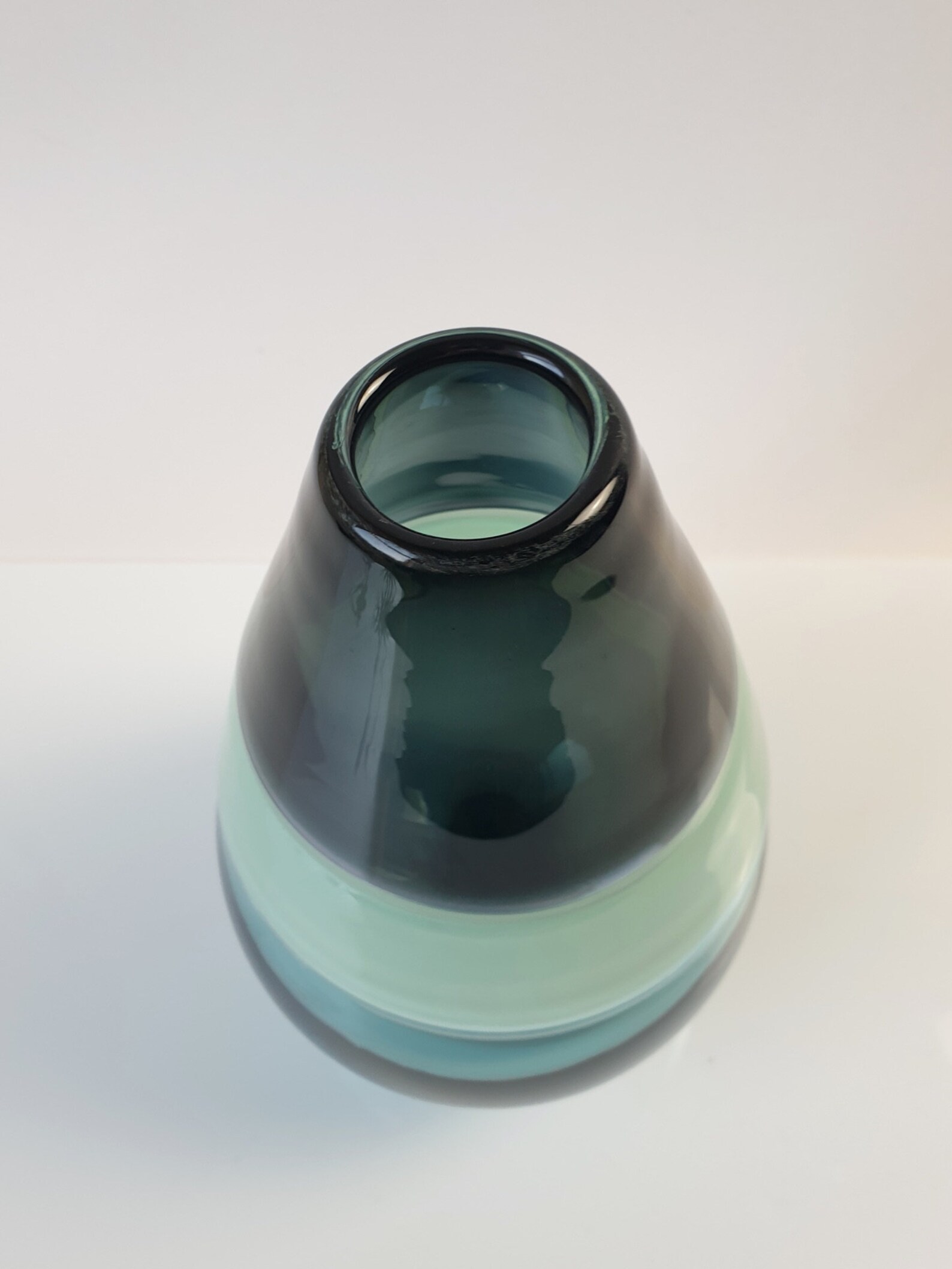 Unique Three Layer Blown Glass Incalmo Vase - Etsy