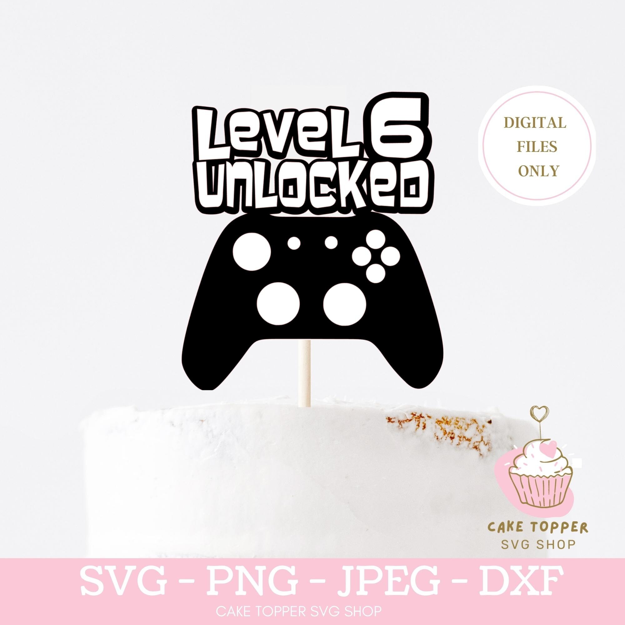 Level 6 Unlocked Instant Download SVG PNG DXF Gaming - Etsy Australia