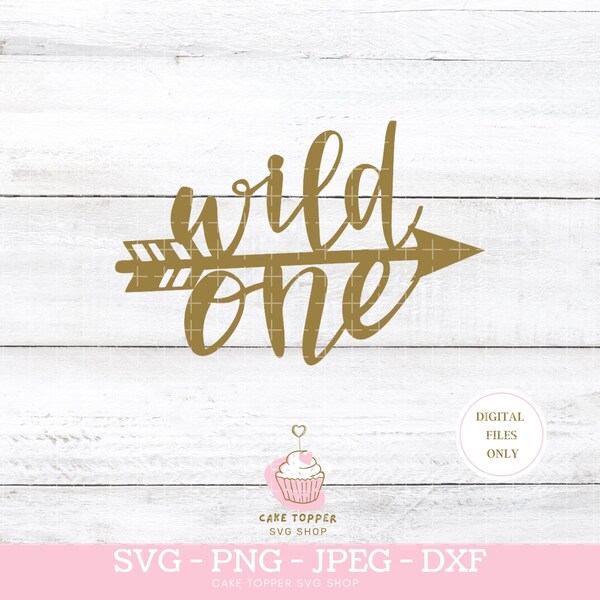 Wild One Svg - Etsy