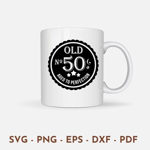 50th Birthday SVG Bundle PNG DXF Eps and Jpeg Included Cricut Cut Files Instant Download - Etsy ...