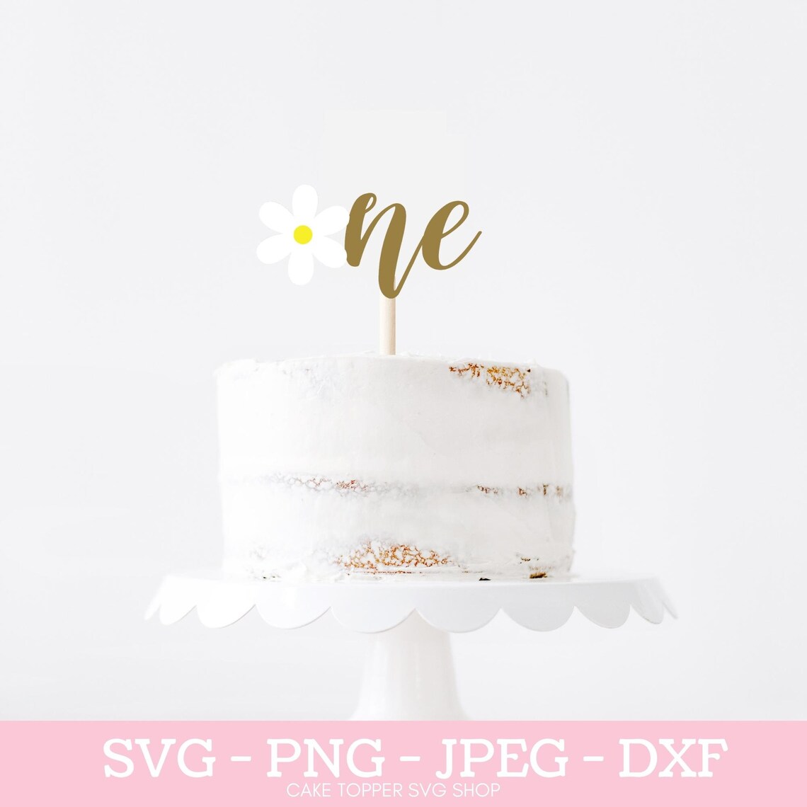 Daisy One SVG Cut File 1st Birthday Retro Daisy Theme - Etsy