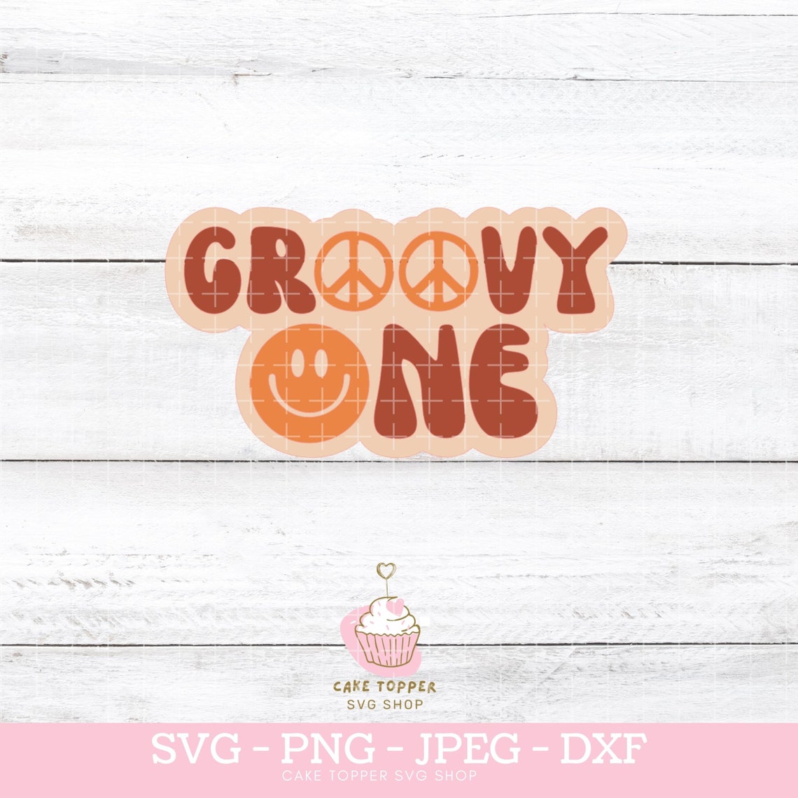 Groovy One SVG Cut File 1st Birthday Retro 70's Theme - Etsy