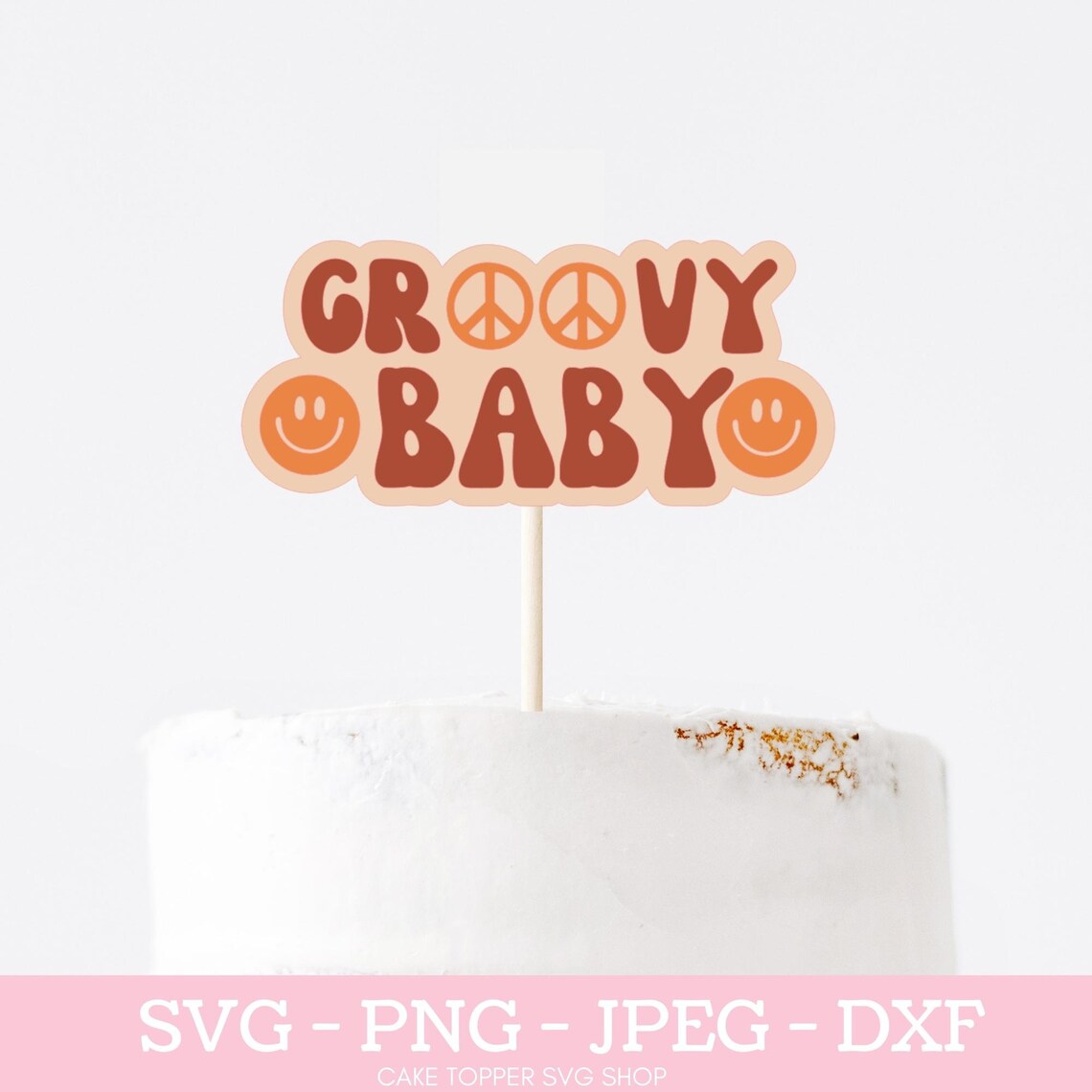 Groovy Baby SVG Cut File Baby Shower SVG 70's Theme | Etsy