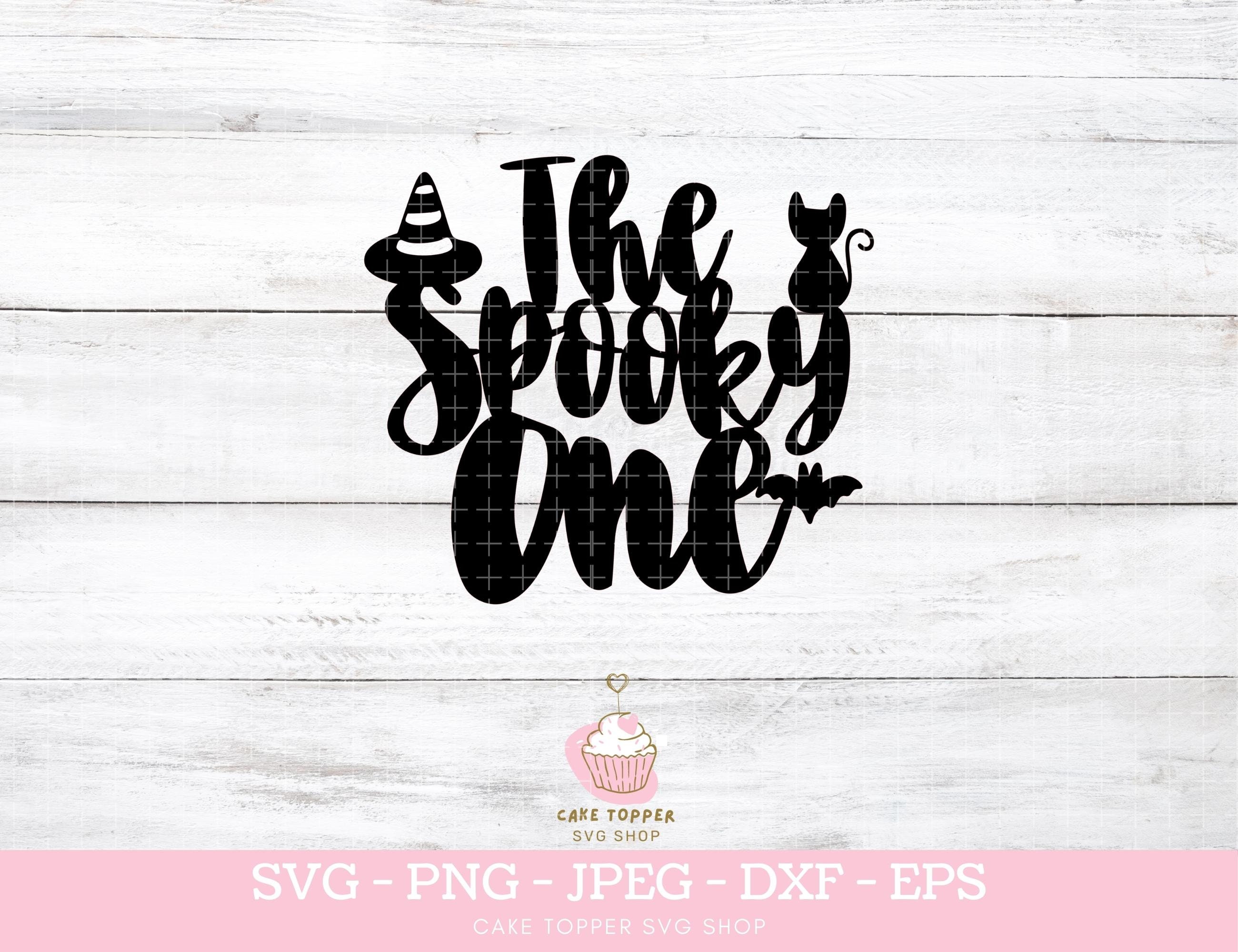 The Spooky One SVG 1st Birthday SVG Halloween One Cake - Etsy