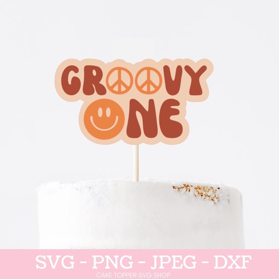 Groovy One SVG Cut File 1st Birthday Retro 70's Theme - Etsy