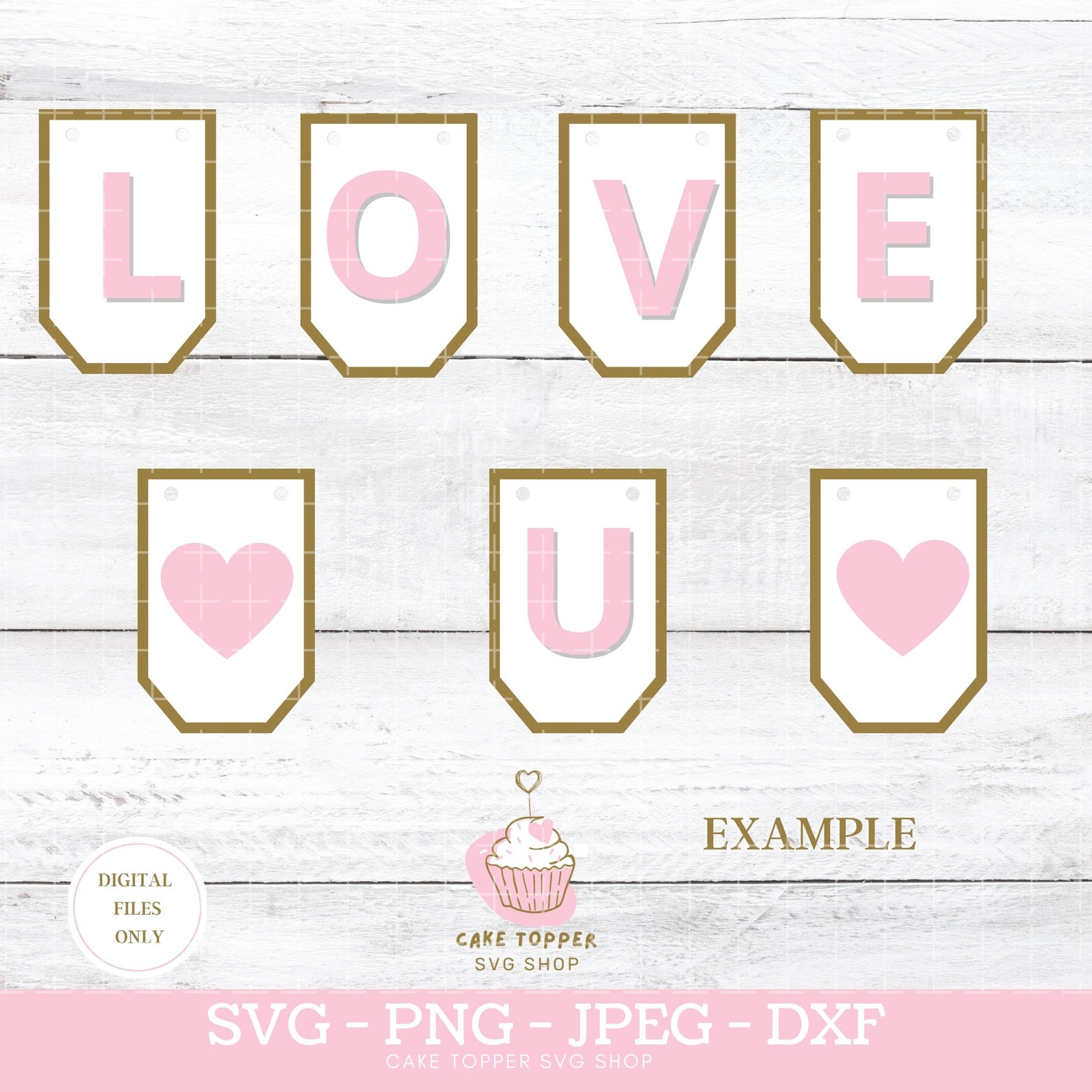 Banner SVG Banner Template Cut File Layered Bunting SVG | Etsy
