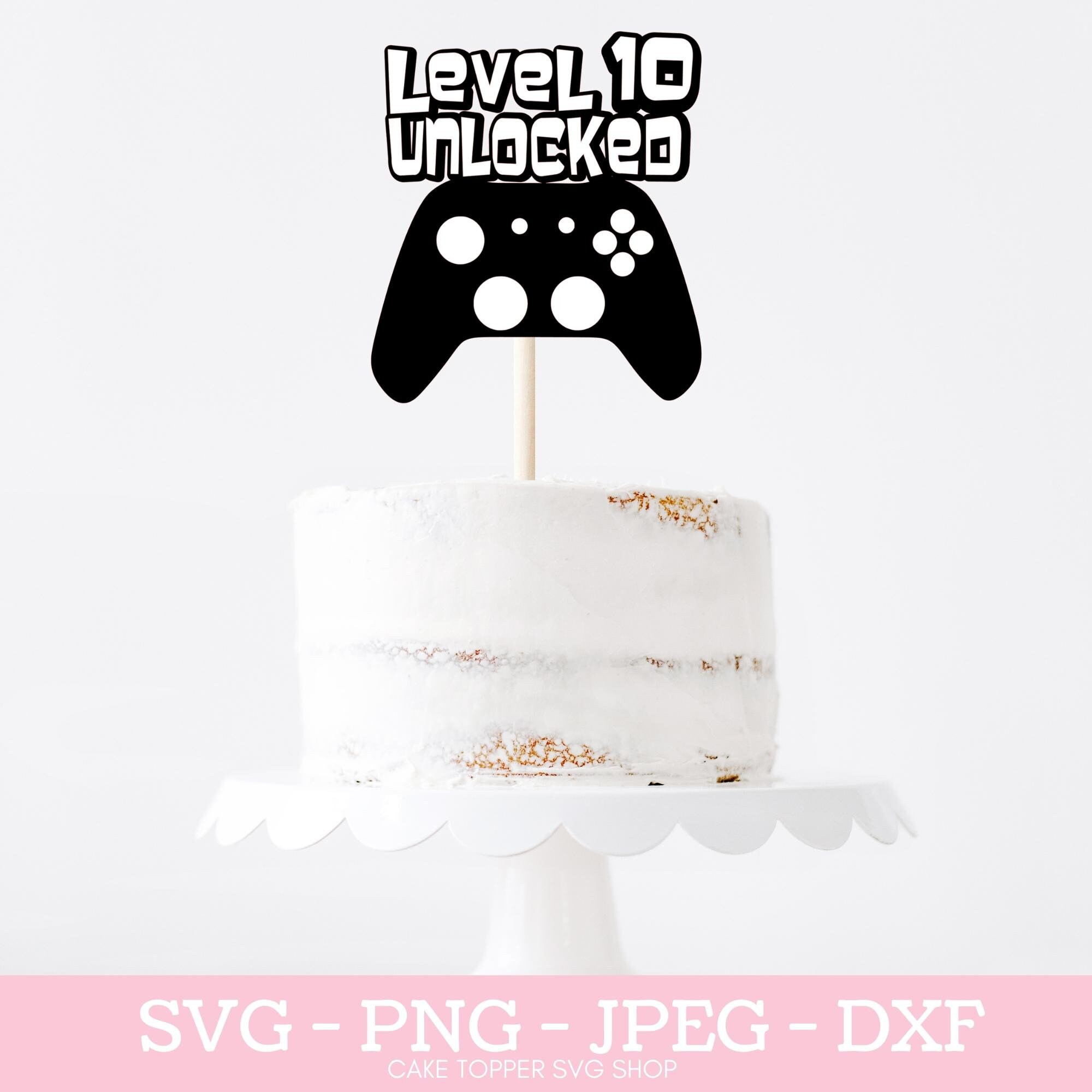 Level 10 Unlocked Instant Download SVG PNG DXF Gaming - Etsy
