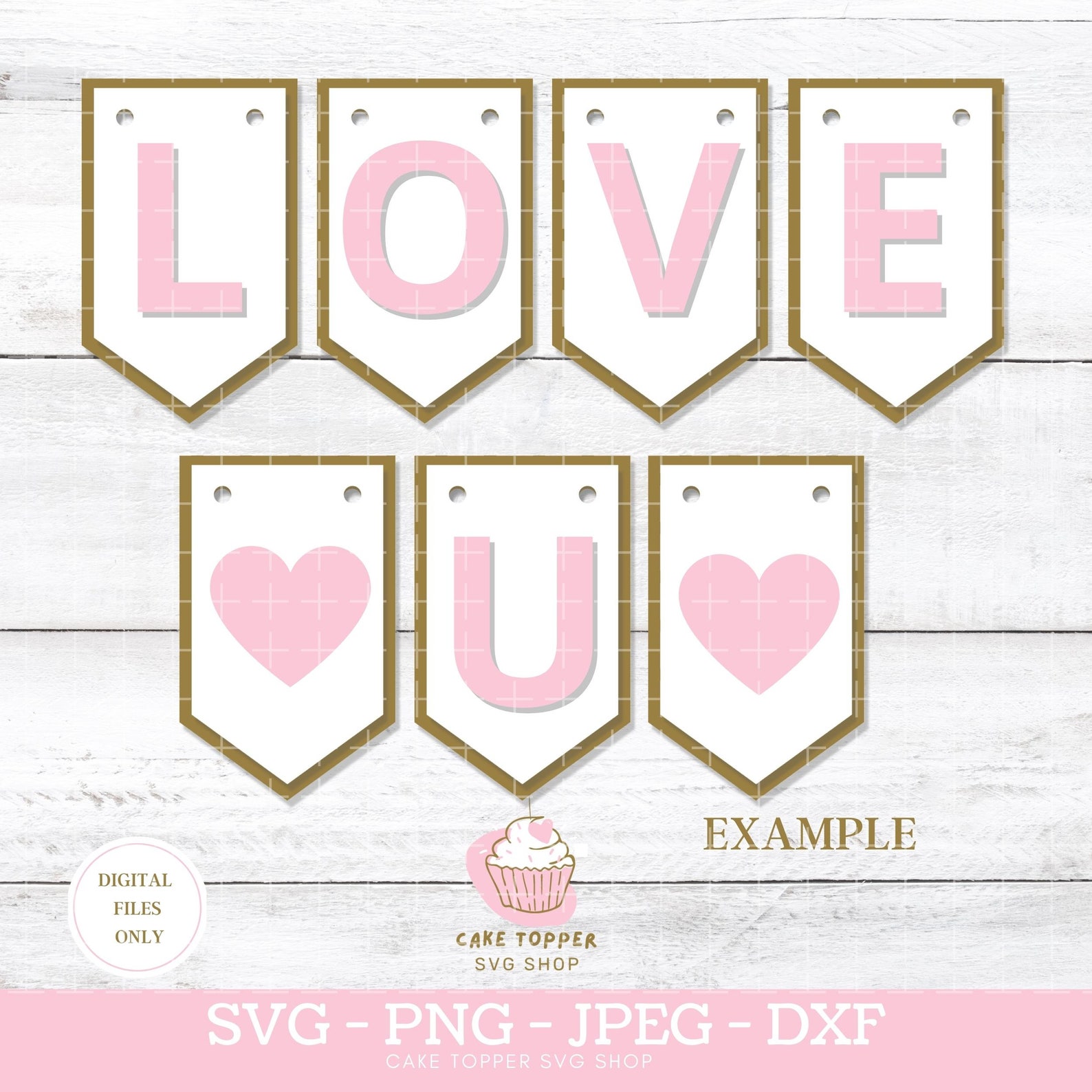 Banner SVG Banner Template Cut File Layered Bunting SVG Plain and ...