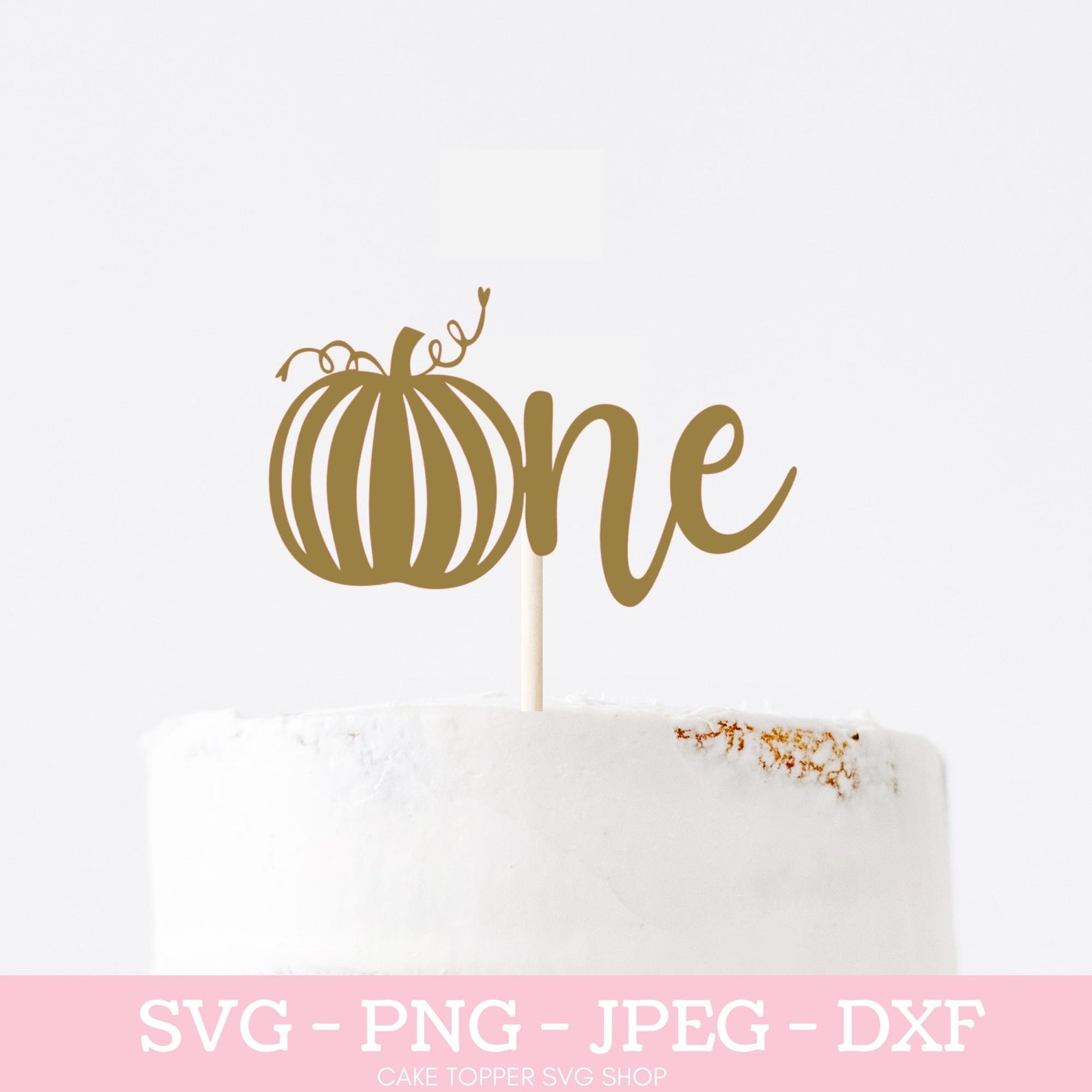One Pumpkin SVG Little Pumpkin 1st Birthday Cake Topper Cut - Etsy UK
