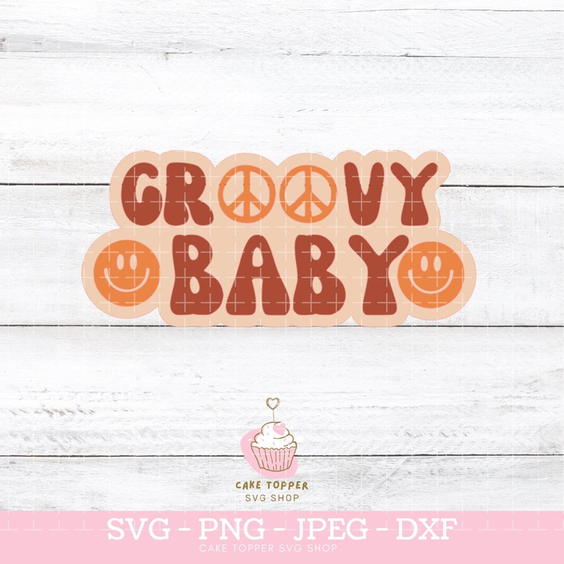 Groovy Baby SVG Cut File Baby Shower SVG 70's Theme - Etsy