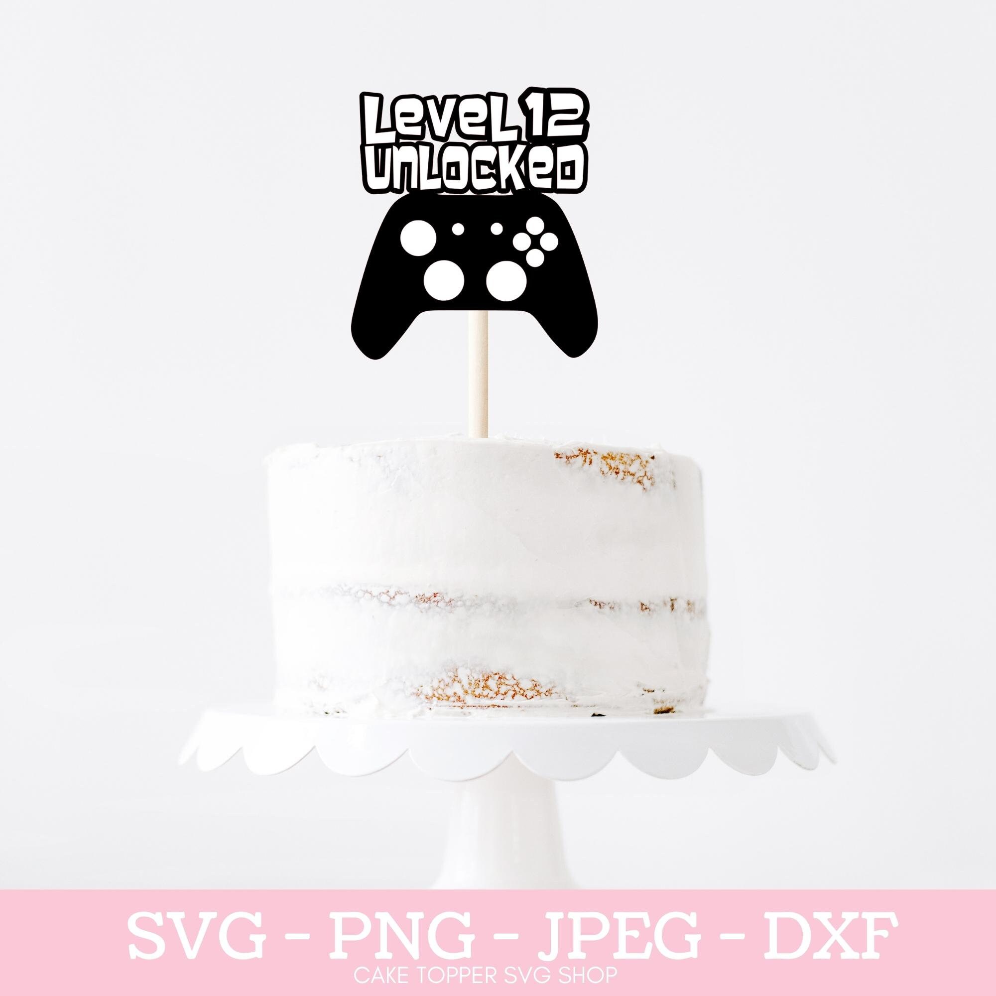 Level 12 Unlocked Instant Download SVG PNG DXF Gaming - Etsy