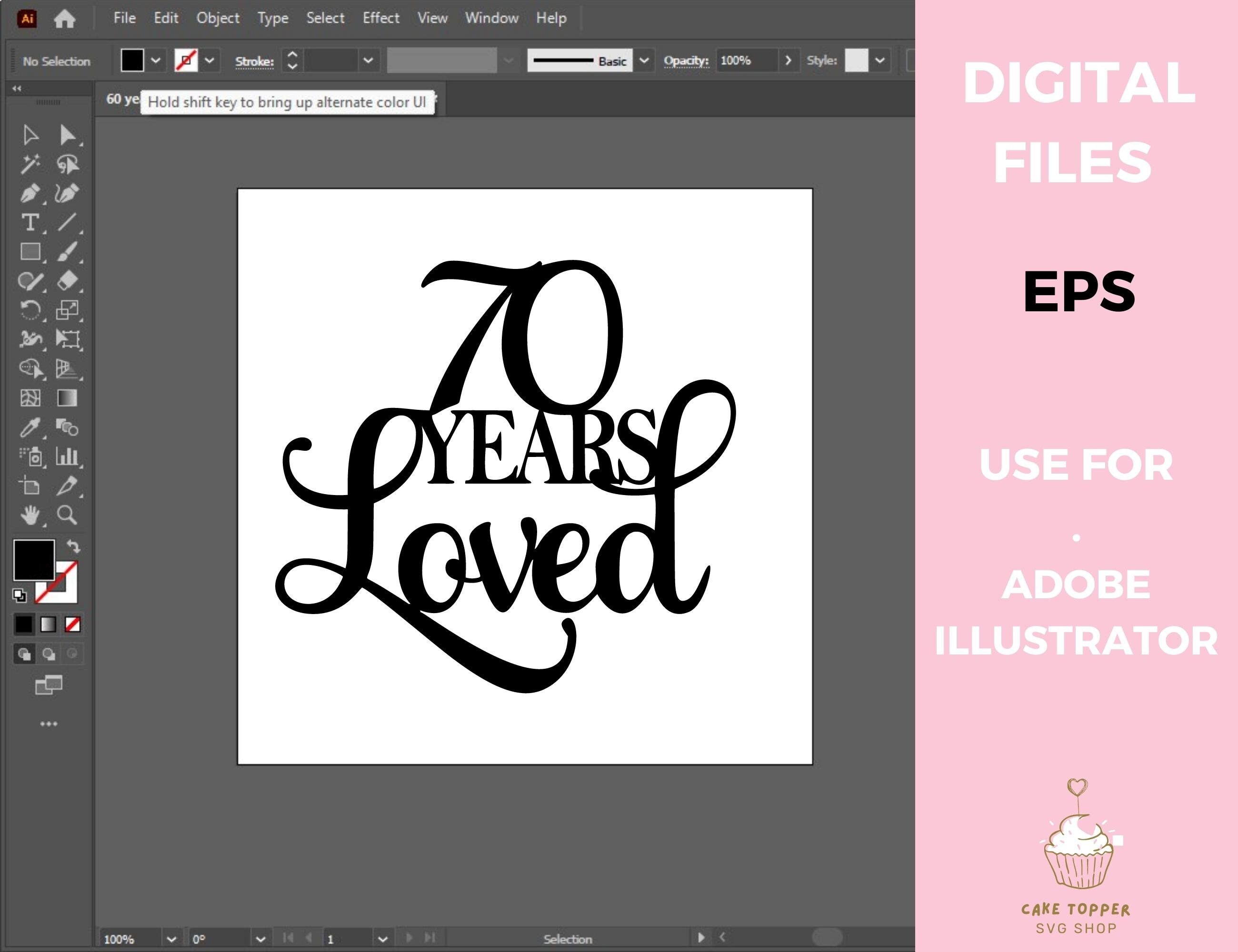 70 Years Loved SVG 70th Birthday SVG 70th Anniversary SVG - Etsy UK