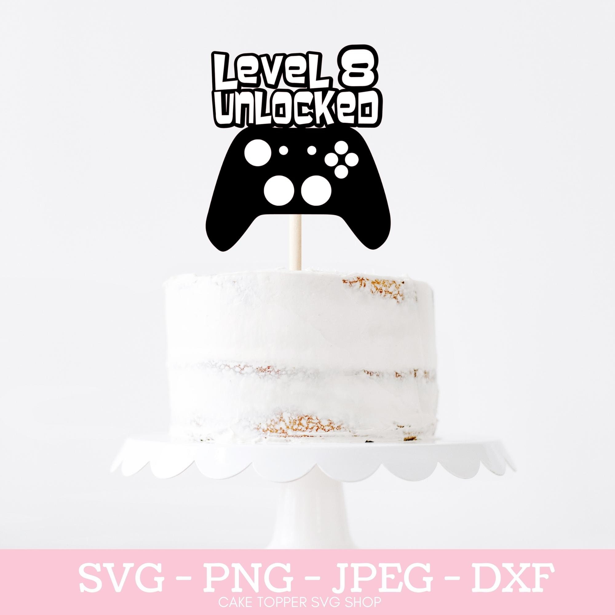 Level 8 Unlocked Instant Download SVG PNG DXF Gaming - Etsy UK