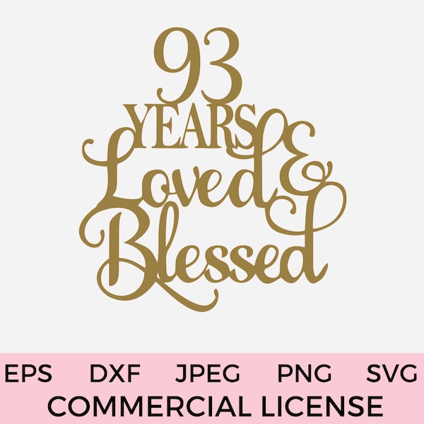 93rd Birthday Card - Etsy