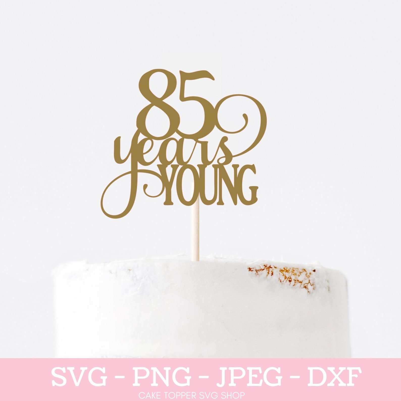 85 Years Young SVG 85th Birthday SVG 85th Party Decor SVG - Etsy