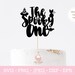 The Spooky One SVG 1st Birthday SVG Halloween One Cake Topper - Etsy
