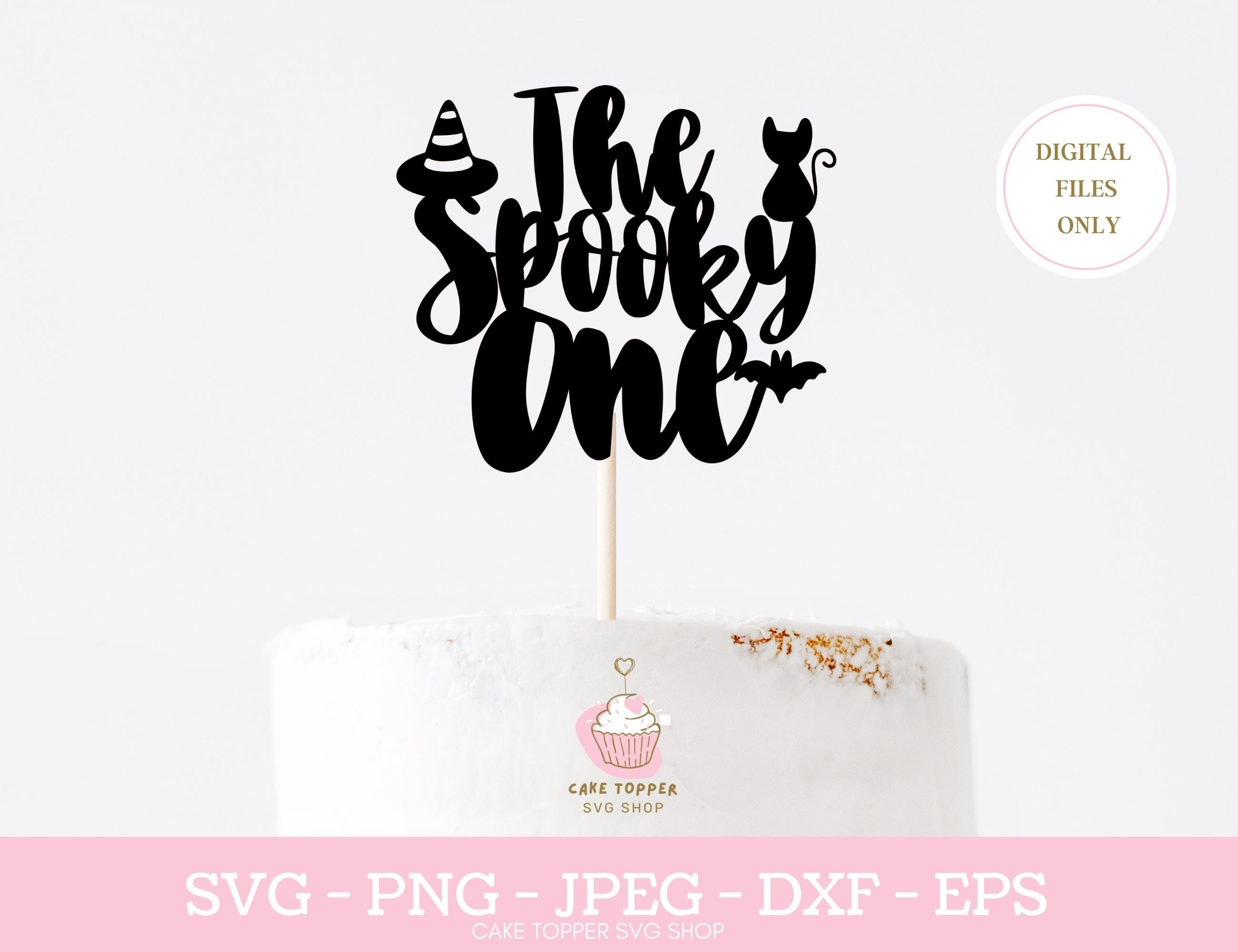 The Spooky One SVG 1st Birthday SVG Halloween One Cake - Etsy