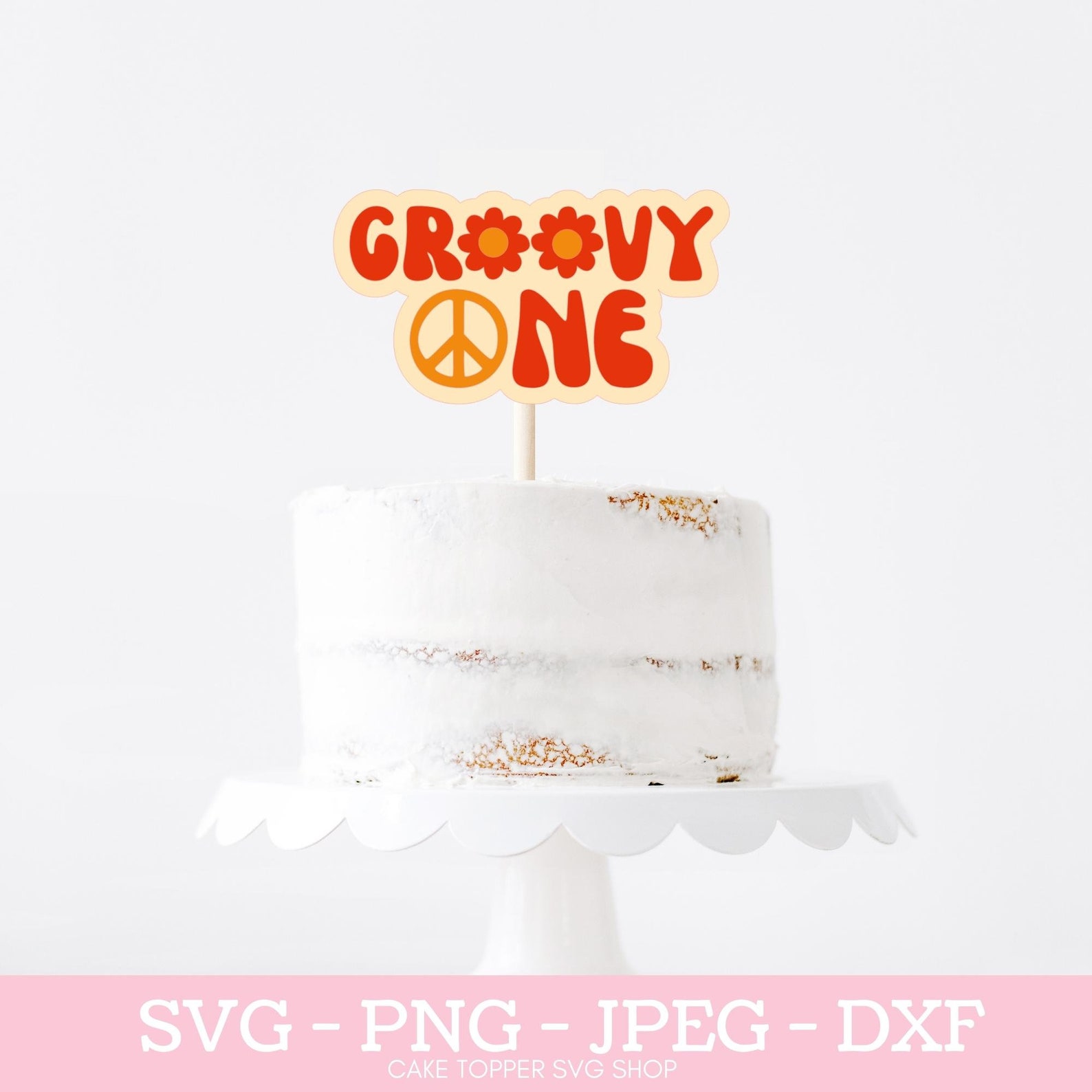 Groovy One SVG Cut File 1st Birthday Retro 70's Theme - Etsy