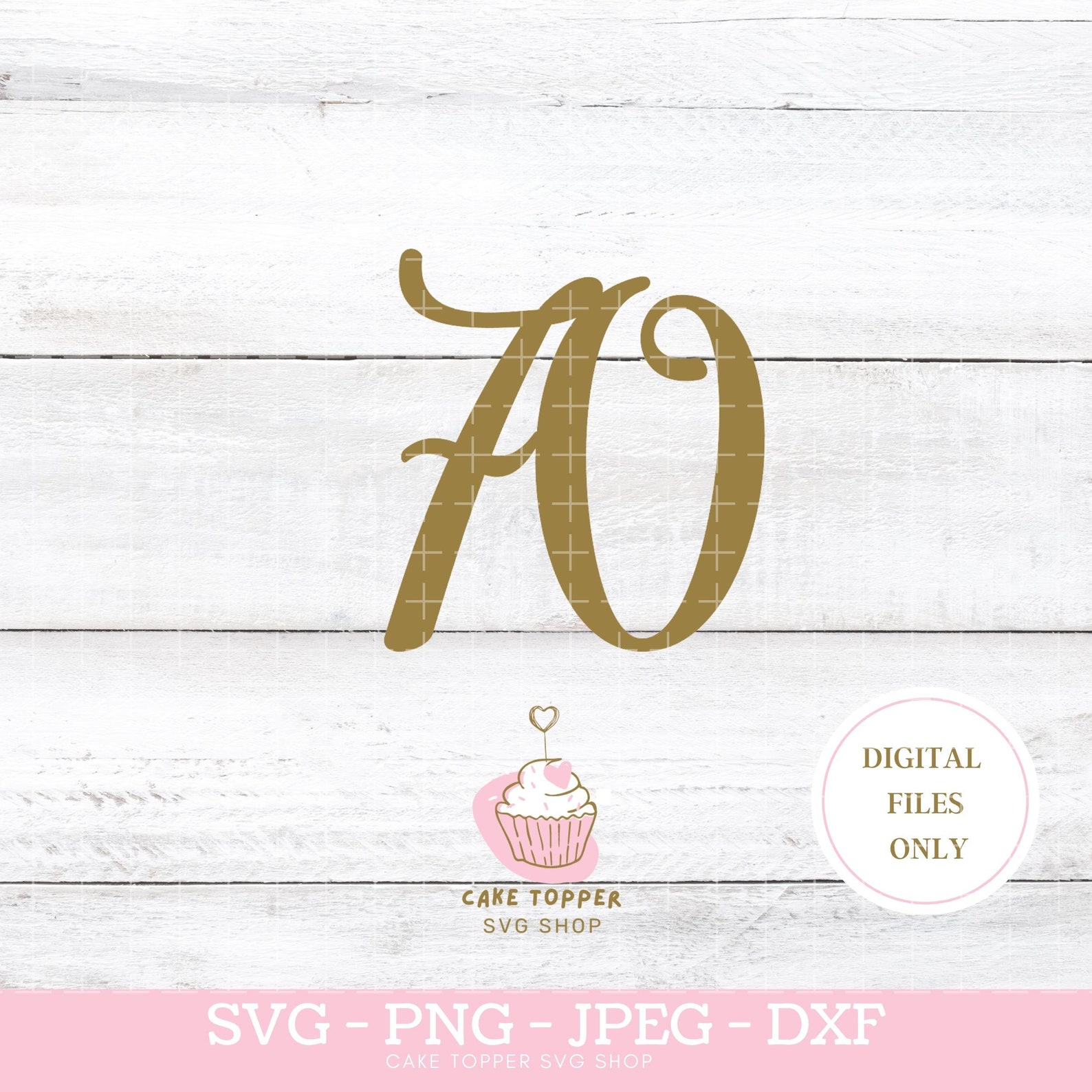 70 SVG 70th Birthday Cake Topper SVG Cupcake SVG - Etsy