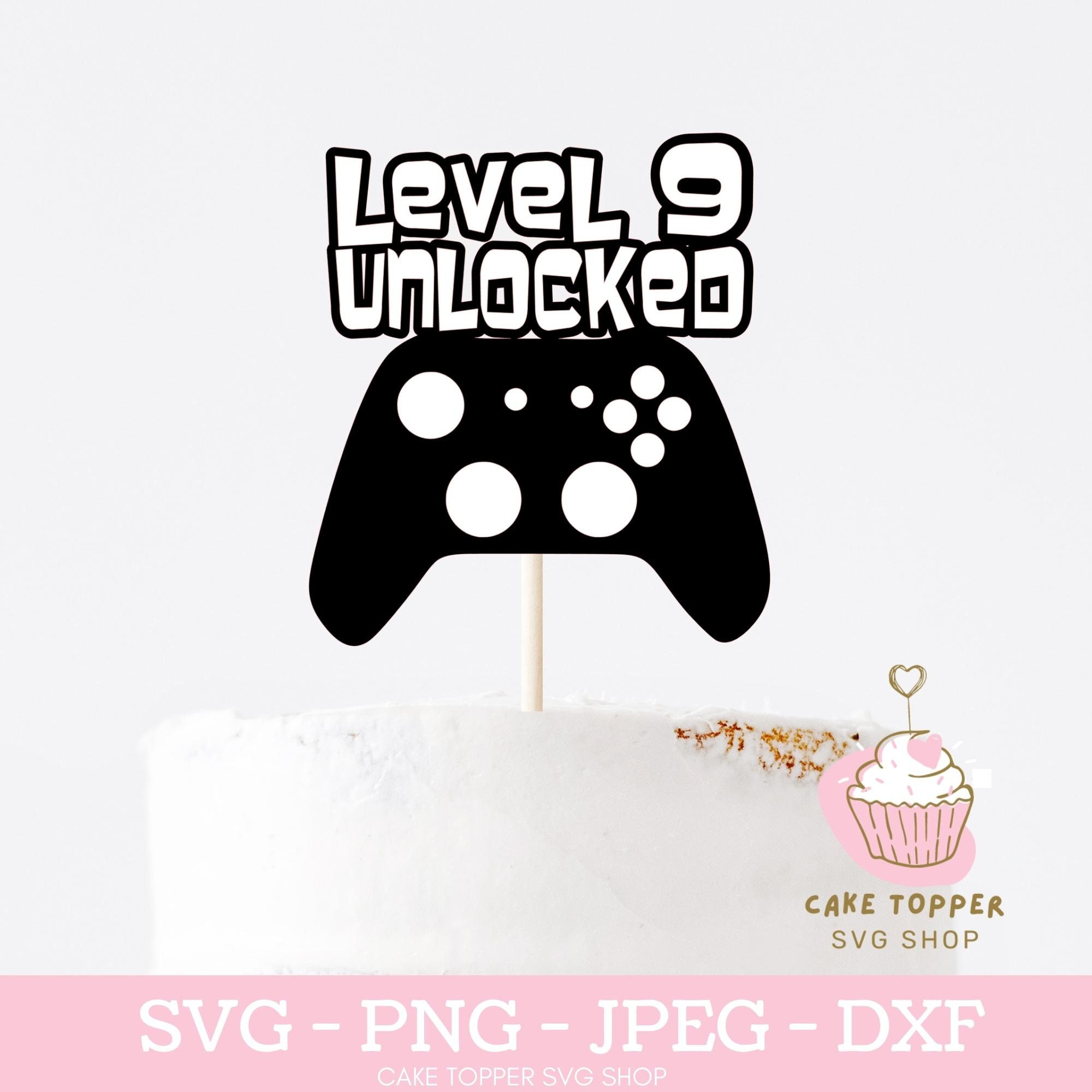 Level 9 Unlocked Instant Download SVG PNG DXF Gaming - Etsy UK