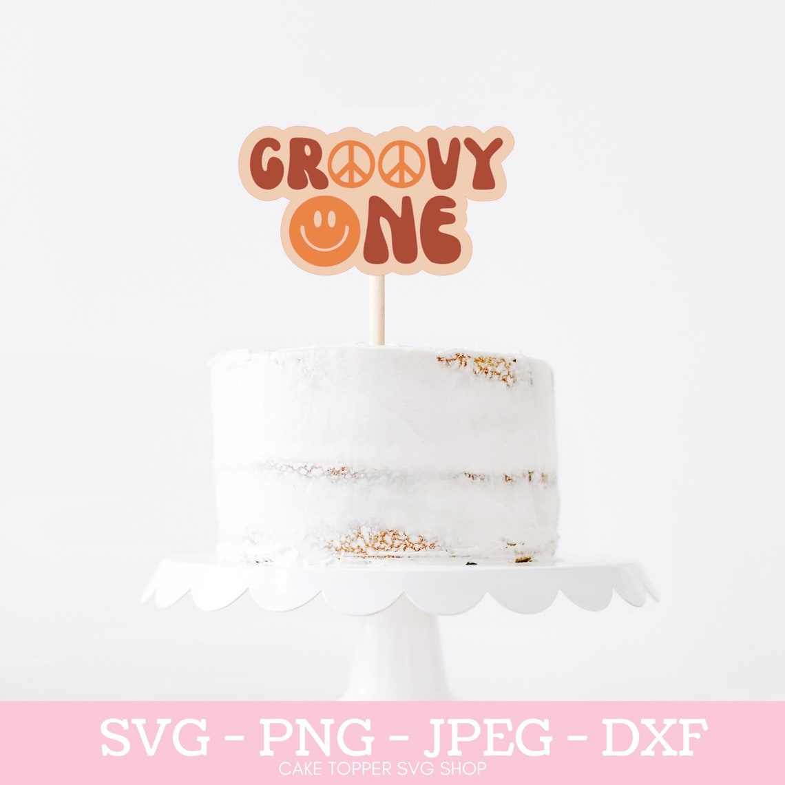 Groovy One SVG Cut File 1st Birthday Retro 70's Theme | Etsy