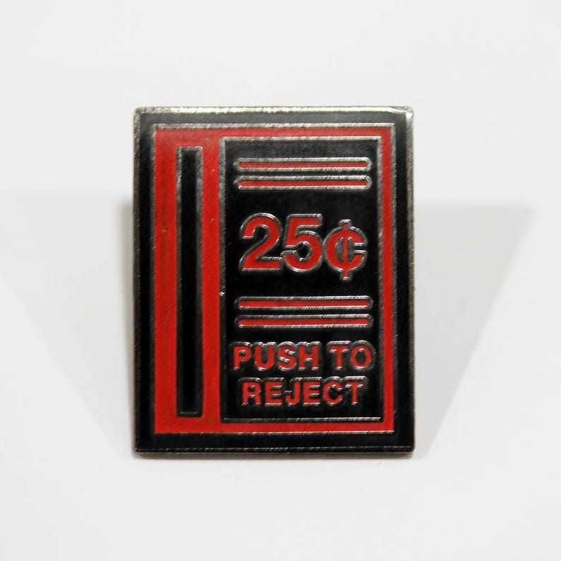 Classic Arcade Coin Slot Glow in the Dark Hard Enamel Pin - Etsy