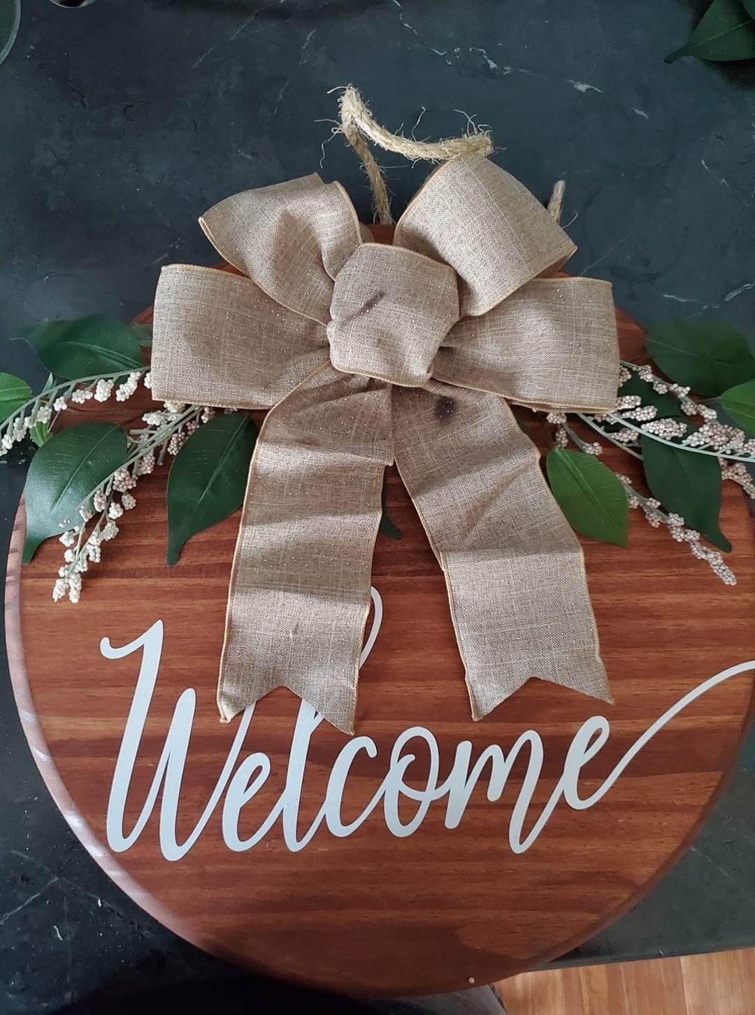 Wood Welcome Sign - Etsy