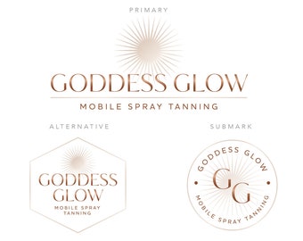 Spray Tanning Logo | Etsy