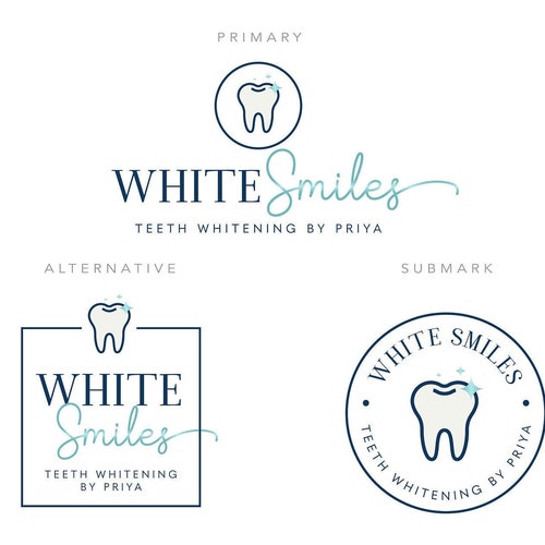 Teeth Whitening Logo 469 Etsy