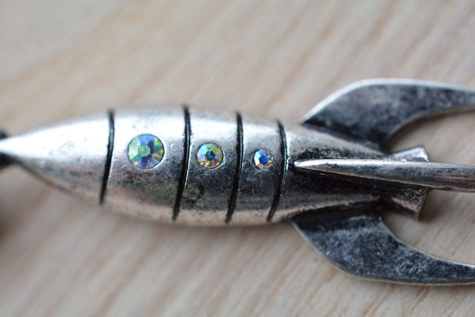 Rocket Keychain Space Keychain Long Keychain Space Gift | Etsy