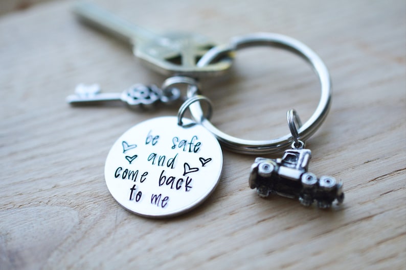 Be Safe Keychain New Driver Gift Truck Driver Gift Gift for - Etsy