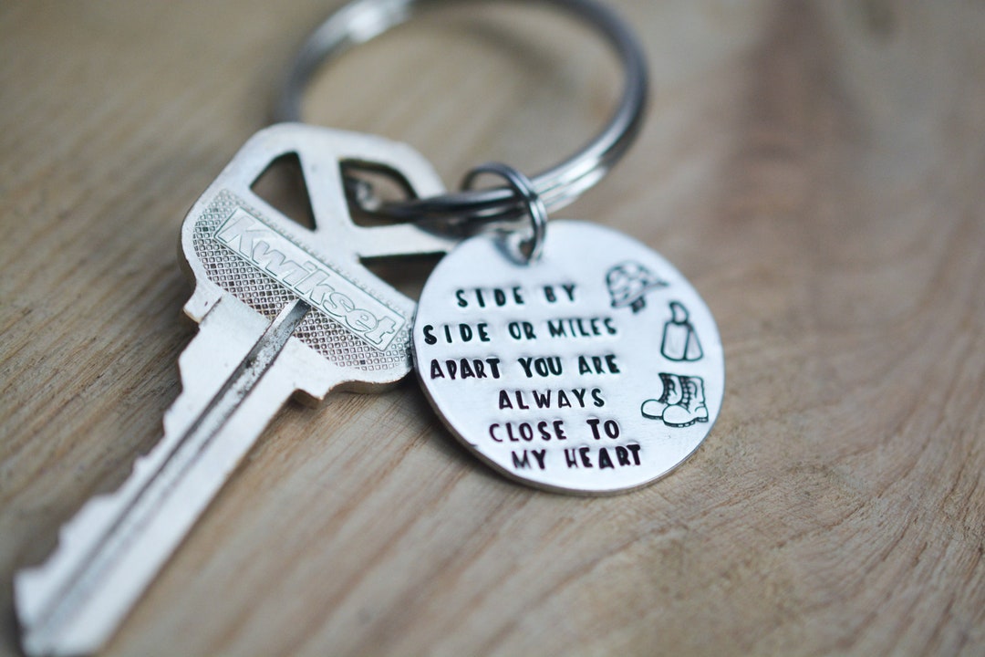 Close to My Heart Keychain, Military Keychain, Boyfriend Gift ...