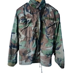 Rare!! Vintage 80s US ARMY Camo Jacket - Etsy