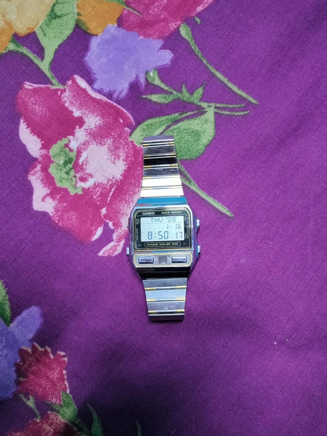 Rare!! Vintage CASIO DATA BANK Phone Dialer 100 Watch - Etsy