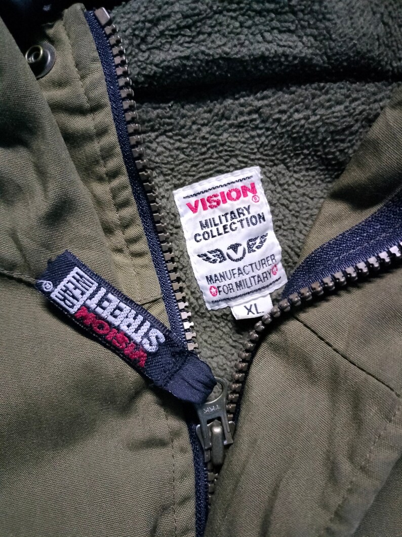 Rare!! Vintage VISION STREET WEAR Military Collection Jacket - Etsy