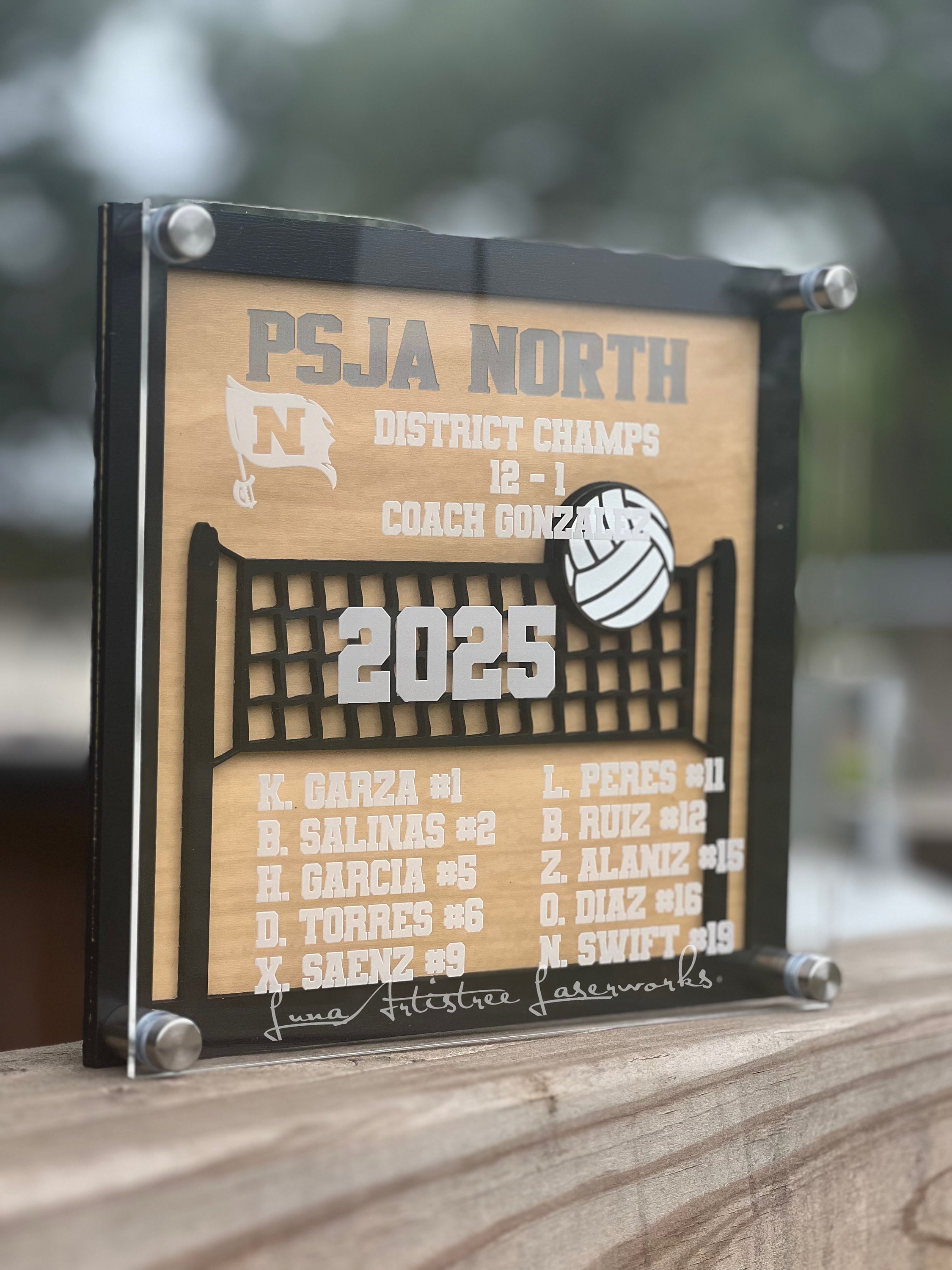 Volleyball Plaque, Volleyball Coach's Gift, Coach Appreciation Gift ...