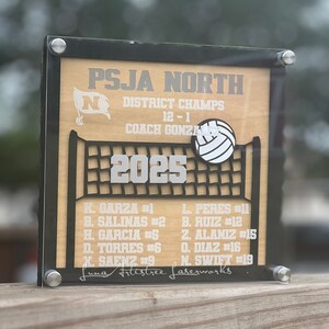 Volleyball Plaque, Volleyball Coach's Gift, Coach Appreciation Gift ...