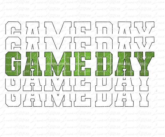 Game Day PNG Football PNG Sublimation Digital Download - Etsy