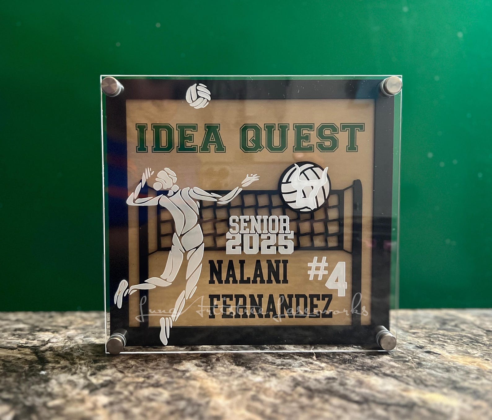 Volleyball Plaque, Volleyball Coach's Gift, Coach Appreciation Gift ...