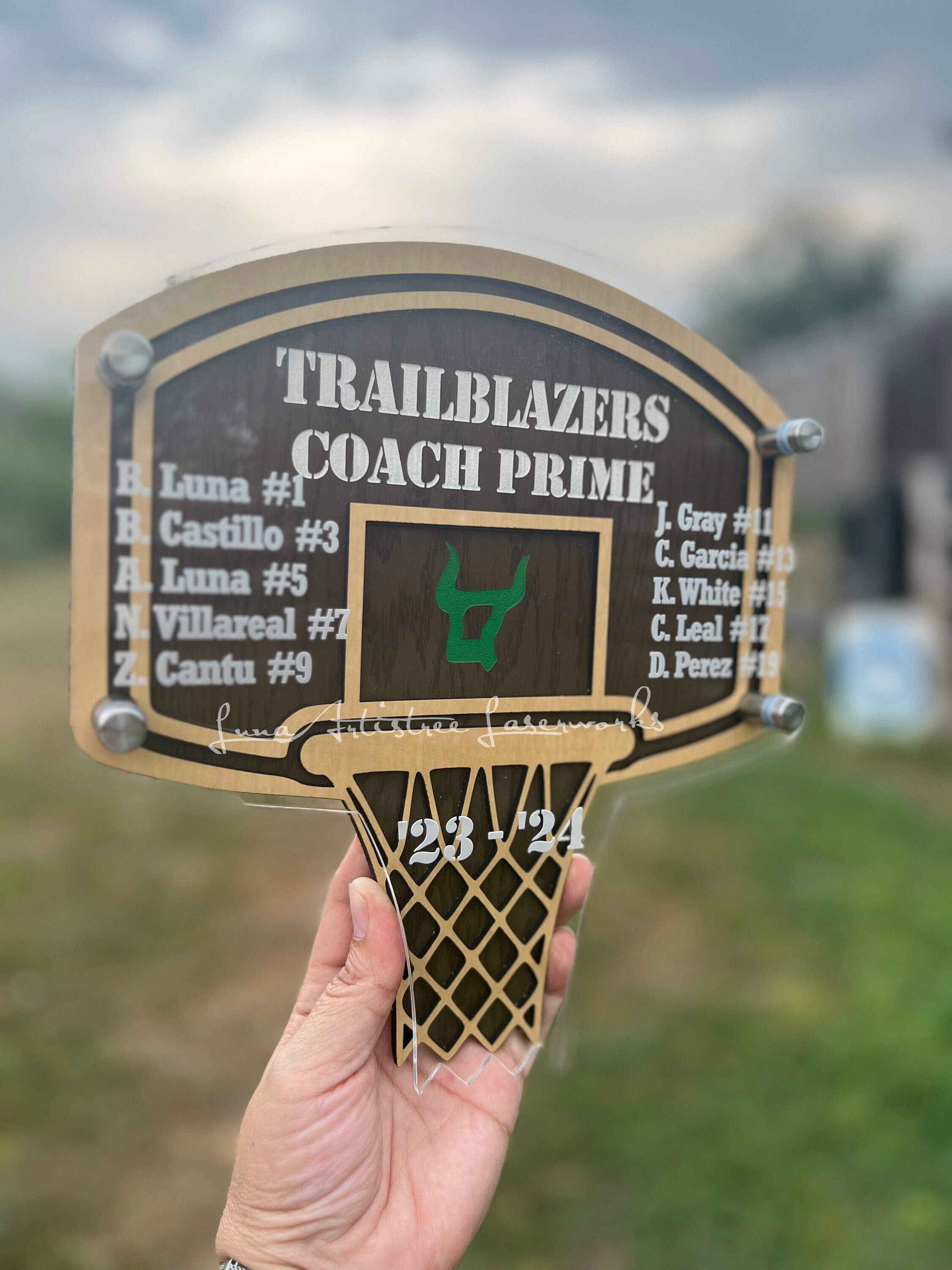Basketball Plaque, Basketball Coach's Gift, Coach Appreciation Gift ...