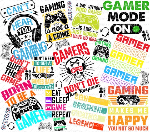 Gamer Sublimation Tumbler Wrap Design for 20oz Skinny Straight - Etsy