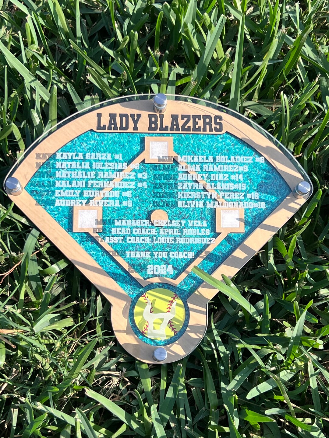 Softball Plaque, Baseball Plaque, Coach's Gift, Coach Appreciation Gift ...