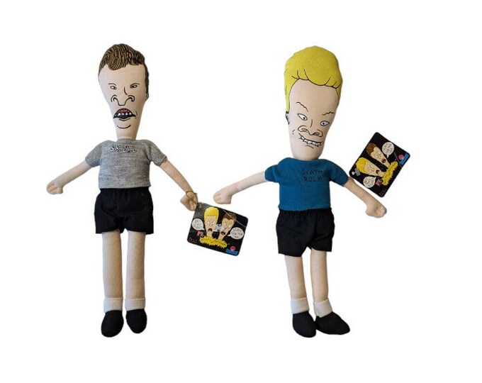 90s BEAVIS & BUTTHEAD DOLLS New With Tags Mtv Plush Toy Rocker - Etsy