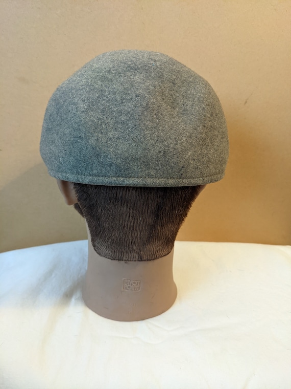 70s BRITISH DRIVING CAP Royal Ascot Wool Felt Hat Oxf… - Gem