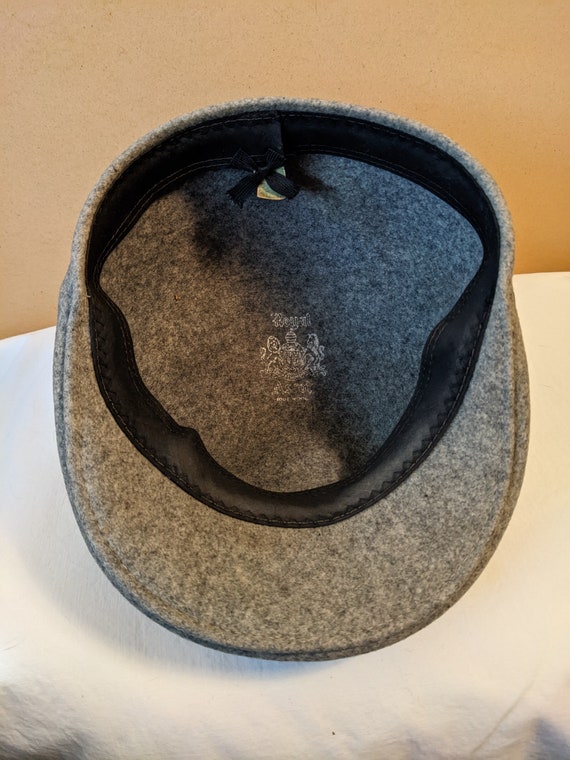 70s BRITISH DRIVING CAP Royal Ascot Wool Felt Hat Oxf… - Gem