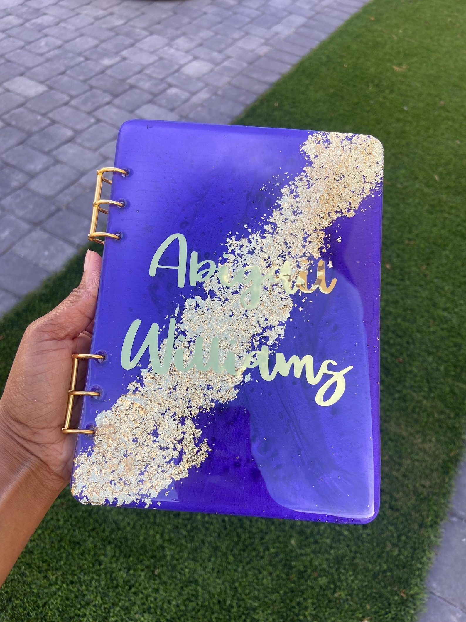 Custom Handmade Resin Notebook, Writing Journal, Artistic Diary, Resin ...