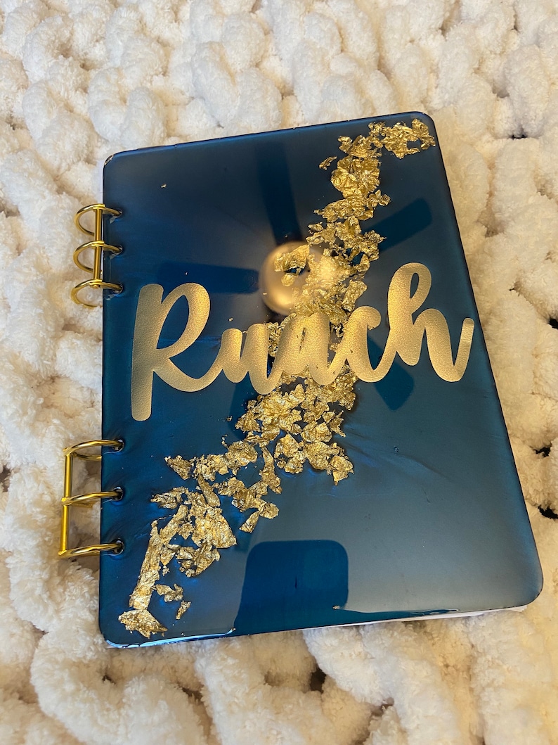 Custom Handmade Resin Notebook, Writing Journal, Artistic Diary, Resin ...