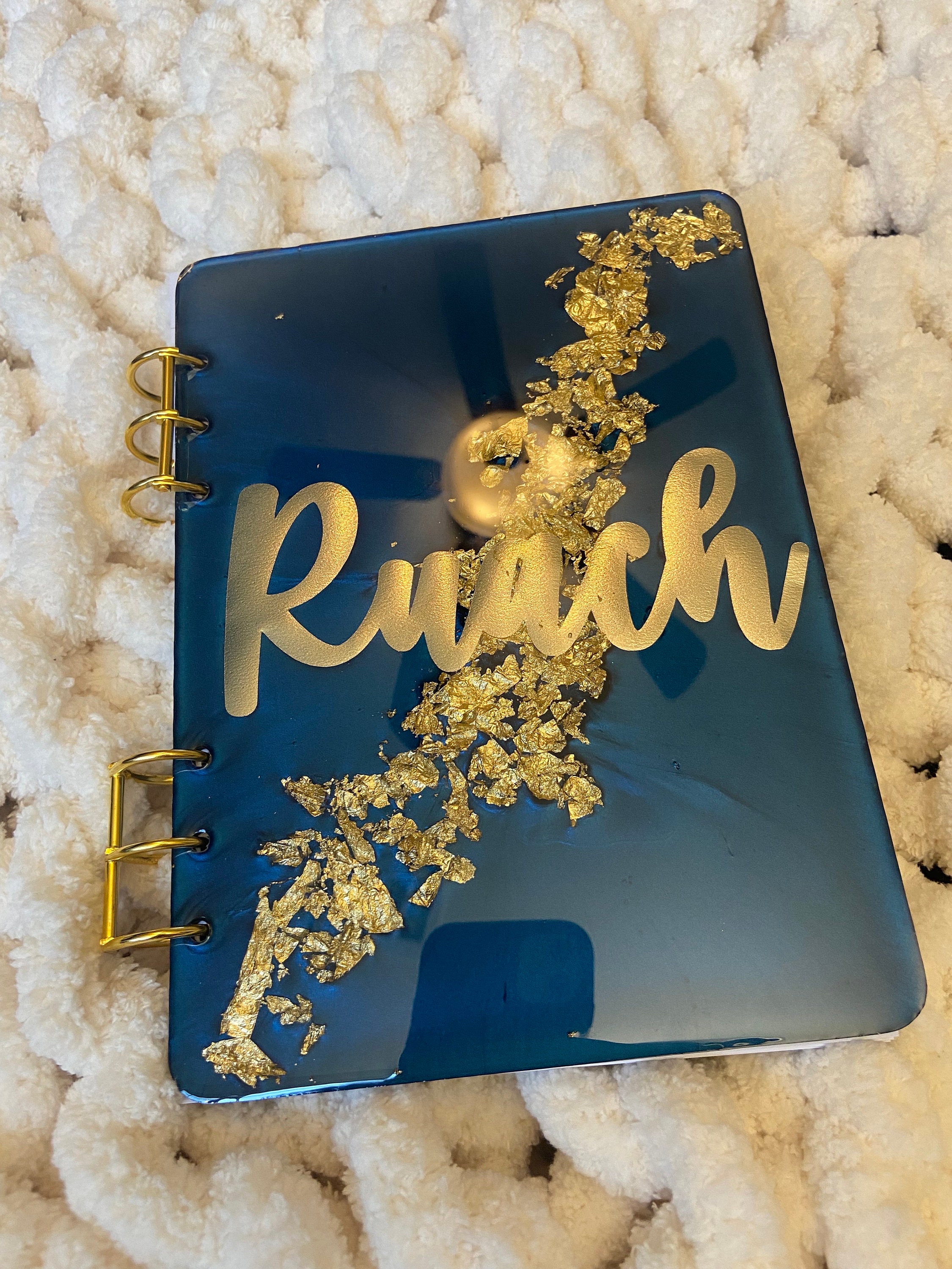 Custom Handmade Resin Notebook, Writing Journal, Artistic Diary, Resin ...