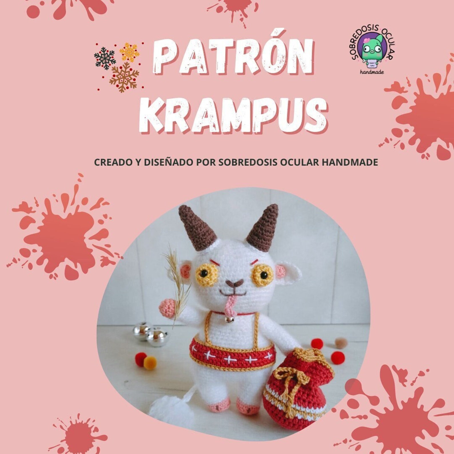 Krampus Pattern, Demon Crochet Pattern, Demon Amigurumi Pattern - Etsy